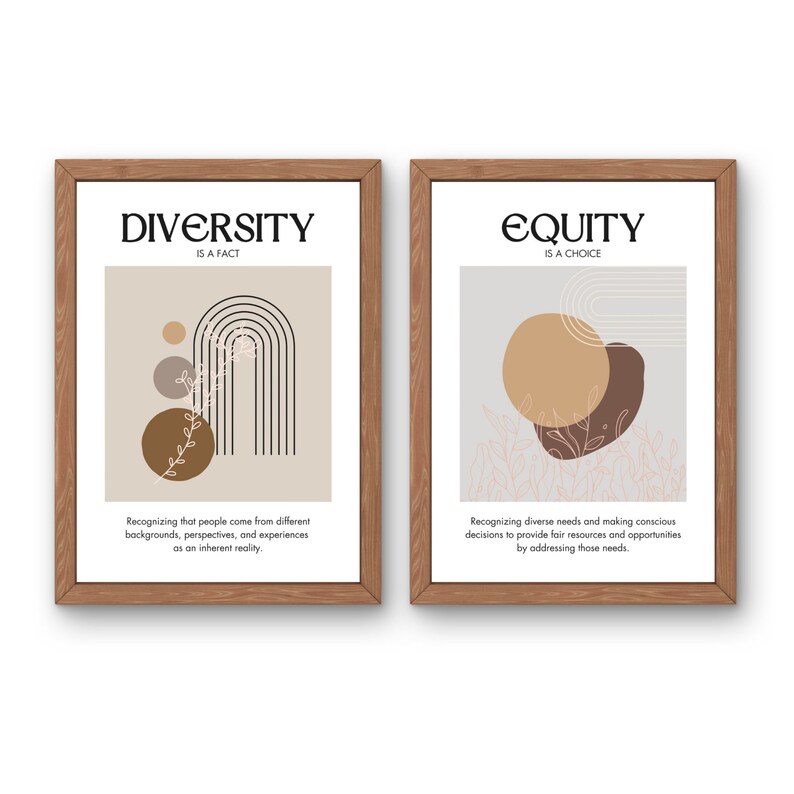 Diversity Illustrative Posters Representing Diversity, Inclusion, and ...