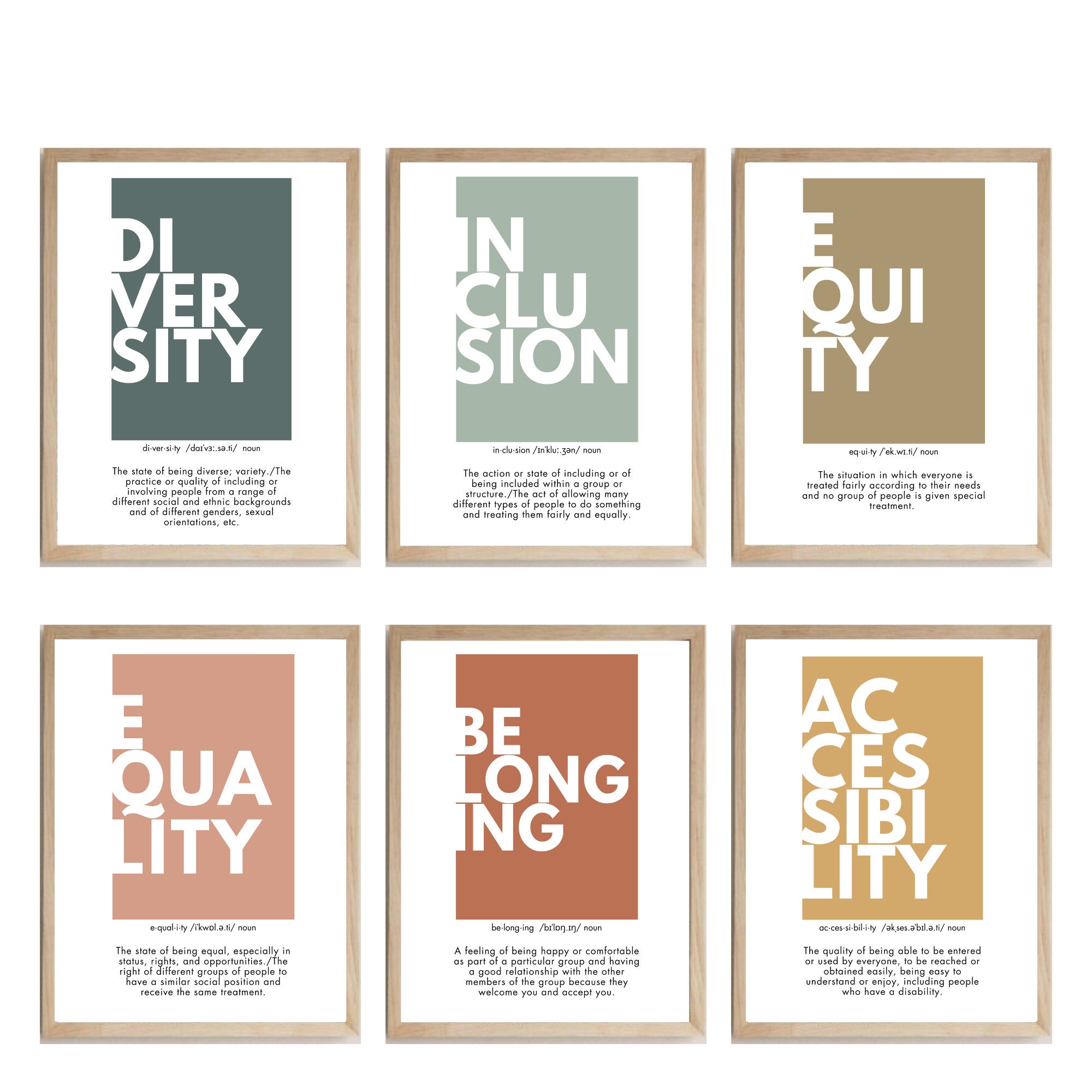 Diversity Classroom Printable Wall Art, Kids Room Colorfull Pastel ...