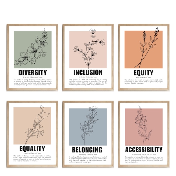 Diversity Wall Art - Etsy