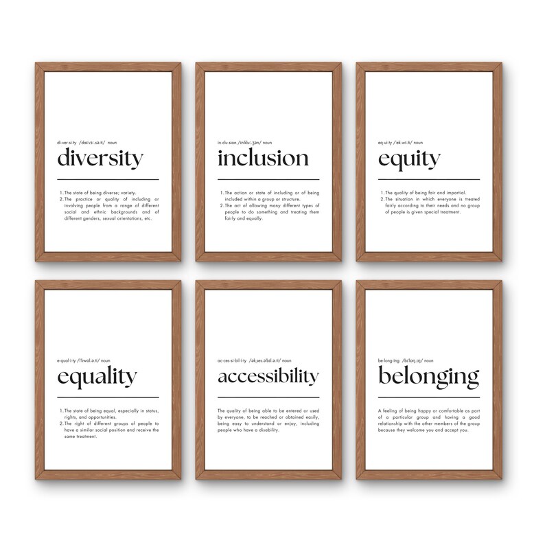 Inclusion Definition Diversity, Minimalist Printable Office, Classroom ...