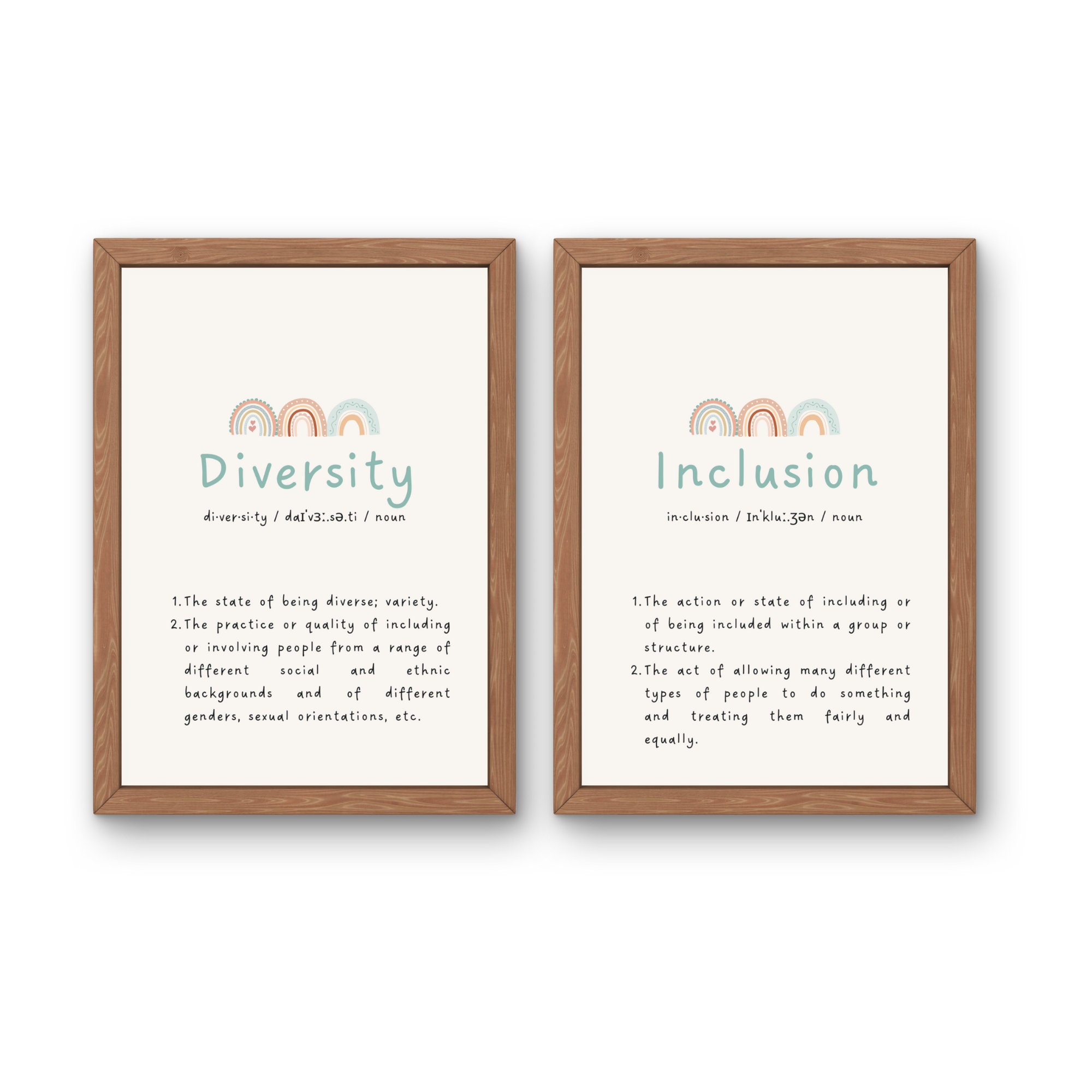 Inclusive Boho Decor for Classrooms - Social Work Inspirational Sign - Etsy