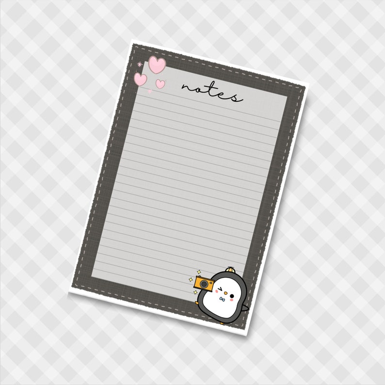 Kawaii Memo Sheet, Notepads, Notebooks, Stationery. Student Planner ...