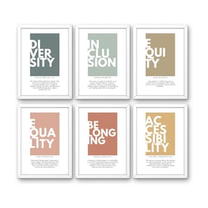 Diversity Classroom Printable Wall Art, Kids Room Colorfull Pastel ...