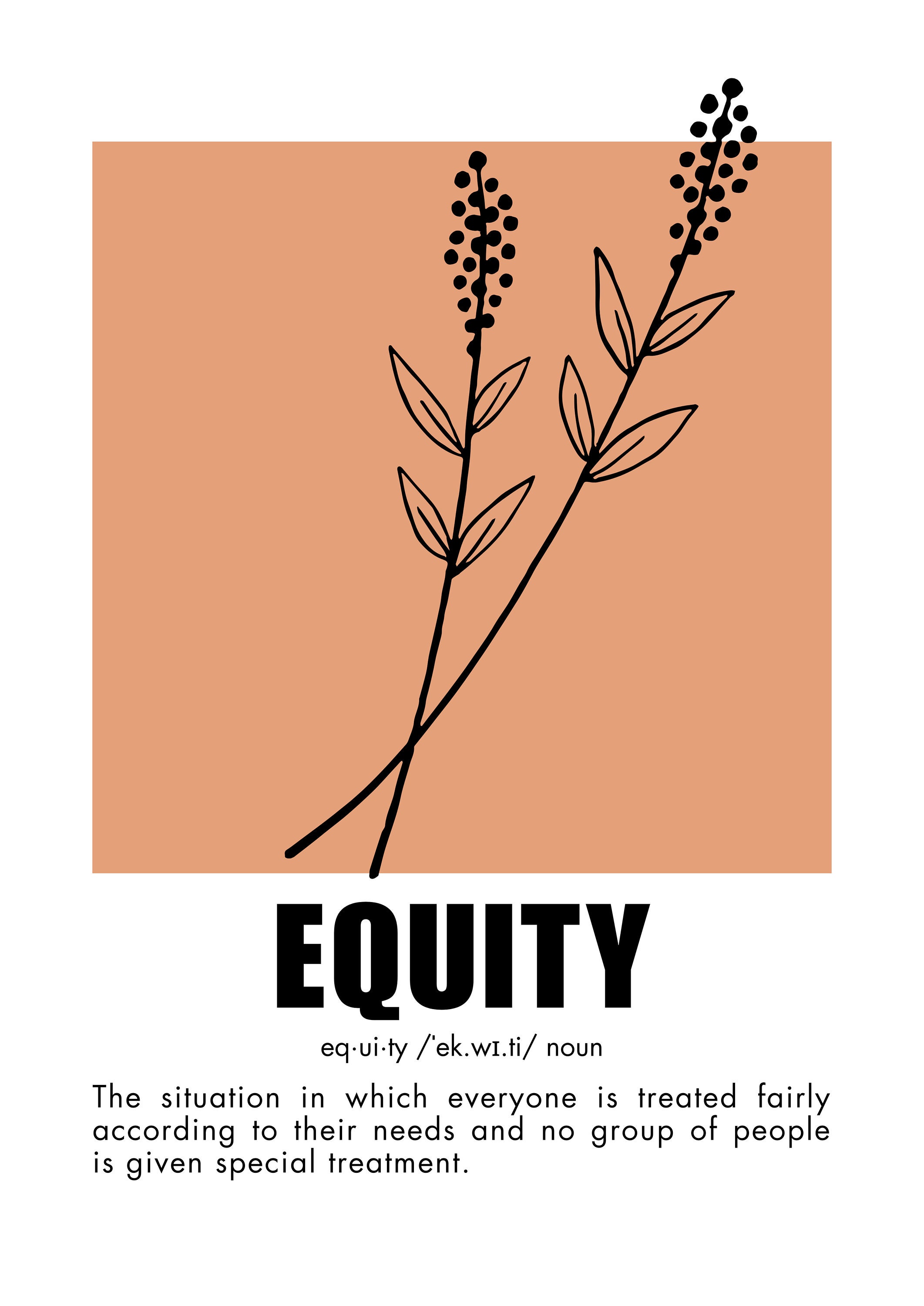 Diversity Definition Boho Wall Art, Printable Poster, Set of 6, Equity ...