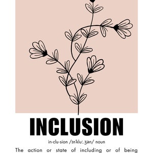 Diversity Definition Boho Wall Art, Printable Poster, Set of 6, Equity ...