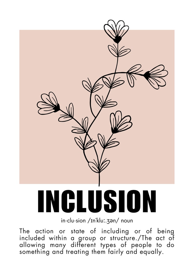 Diversity Definition Boho Wall Art, Printable Poster, Set of 6, Equity ...