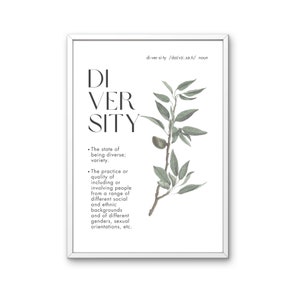 Inclusion Matters Wall Art Printable, Diversity Advocacy Decor ...