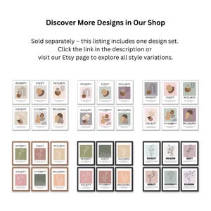 Diversity Definition Boho Wall Art, Printable Poster, Set of 6, Equity ...