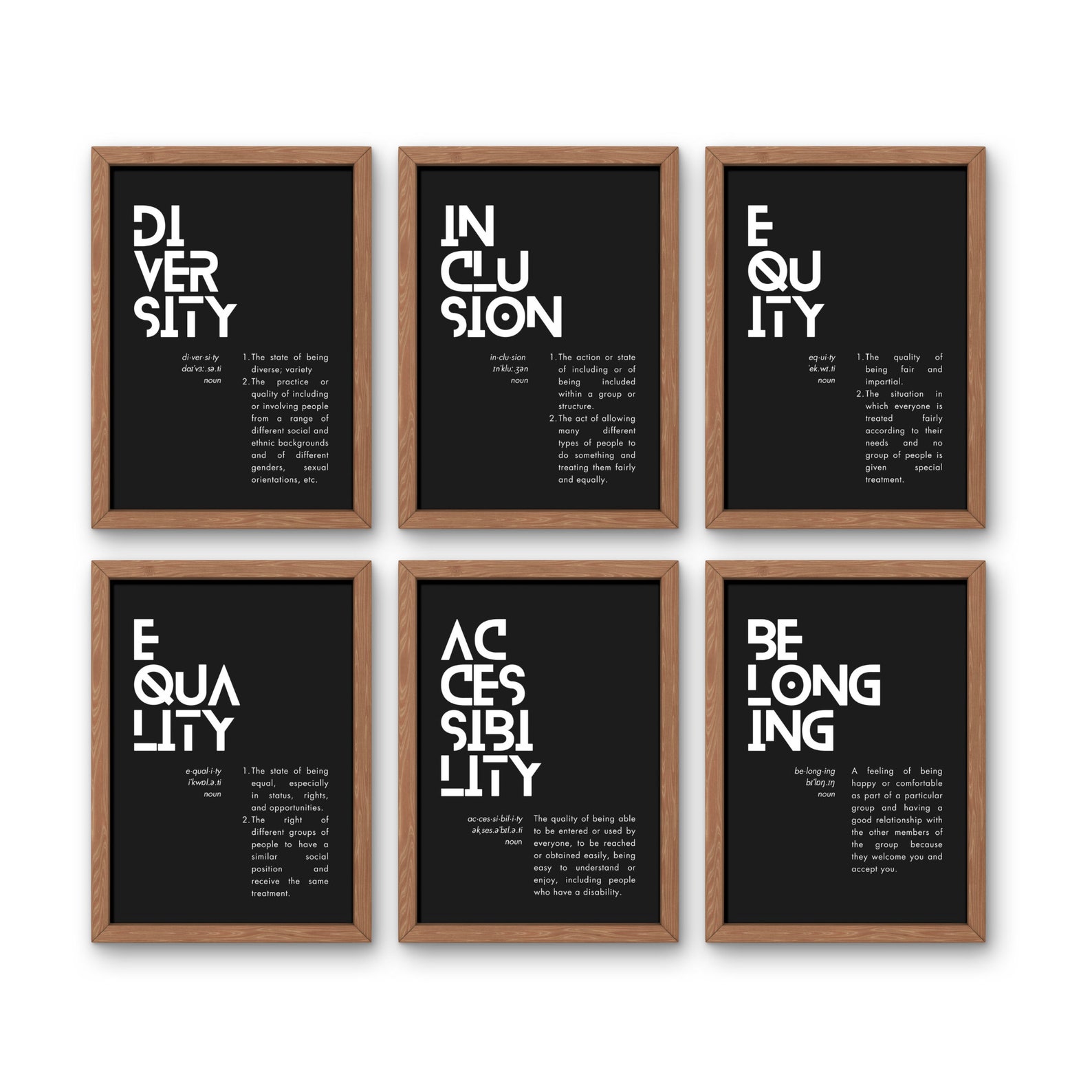 Equity Definition Black Background Minimalist Printable Office ...