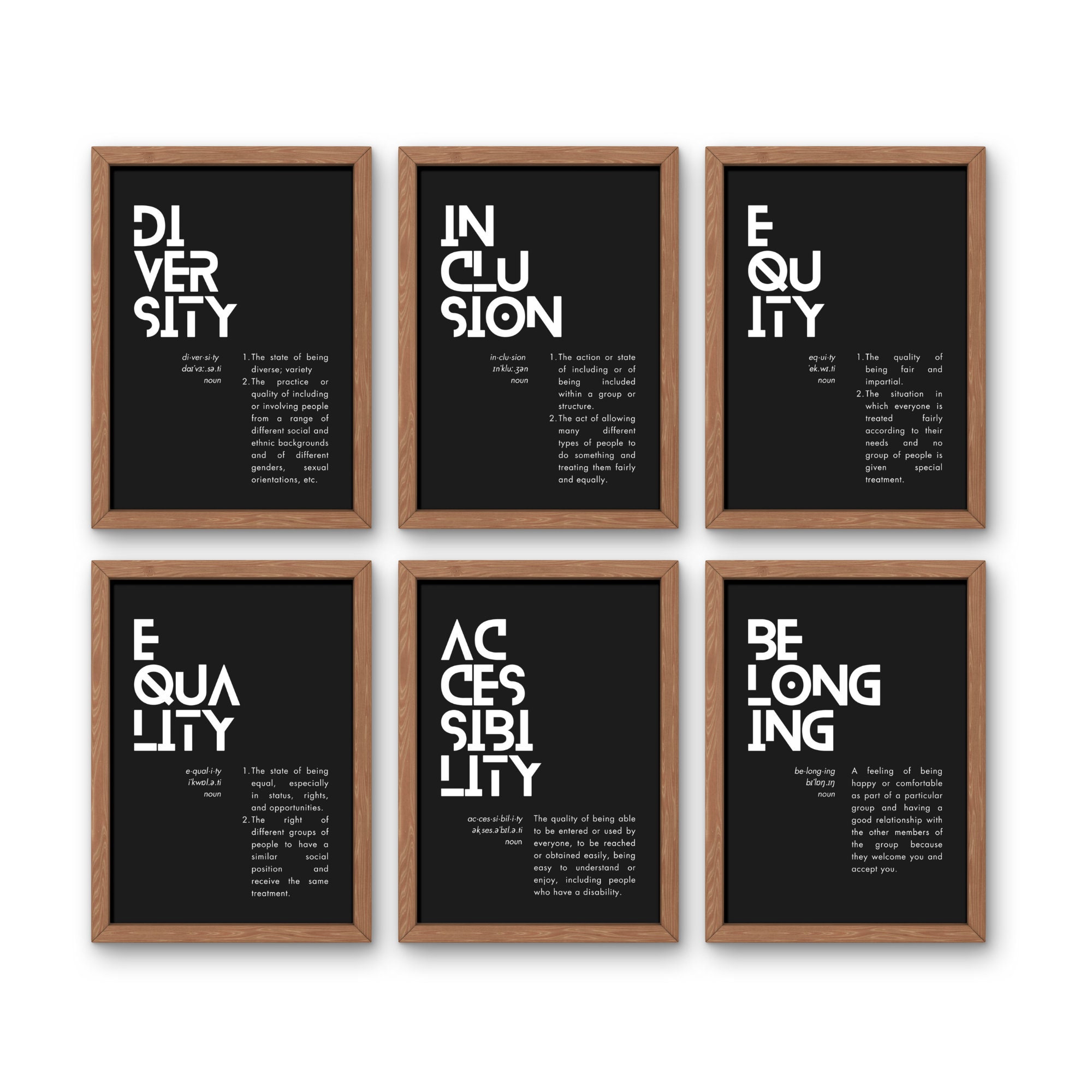 Equity Definition Black Background Minimalist Printable Office ...