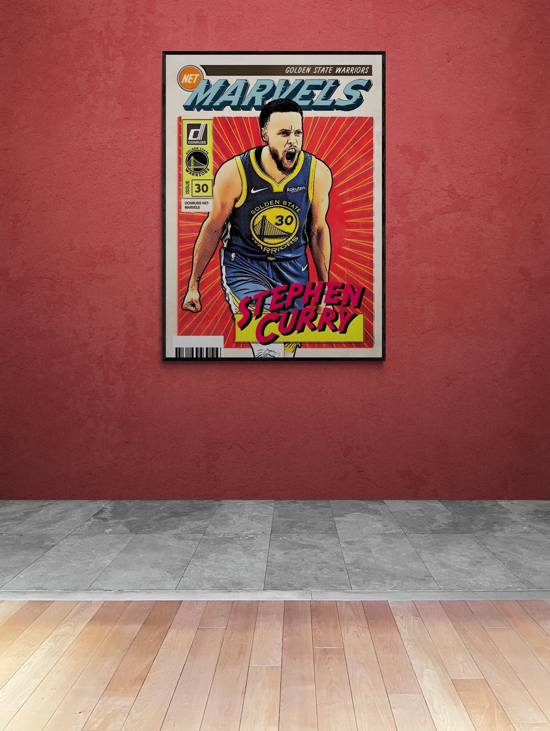 Stephen Curry Poster Stephen Curry Comic Cover Poster Golden - Etsy UK