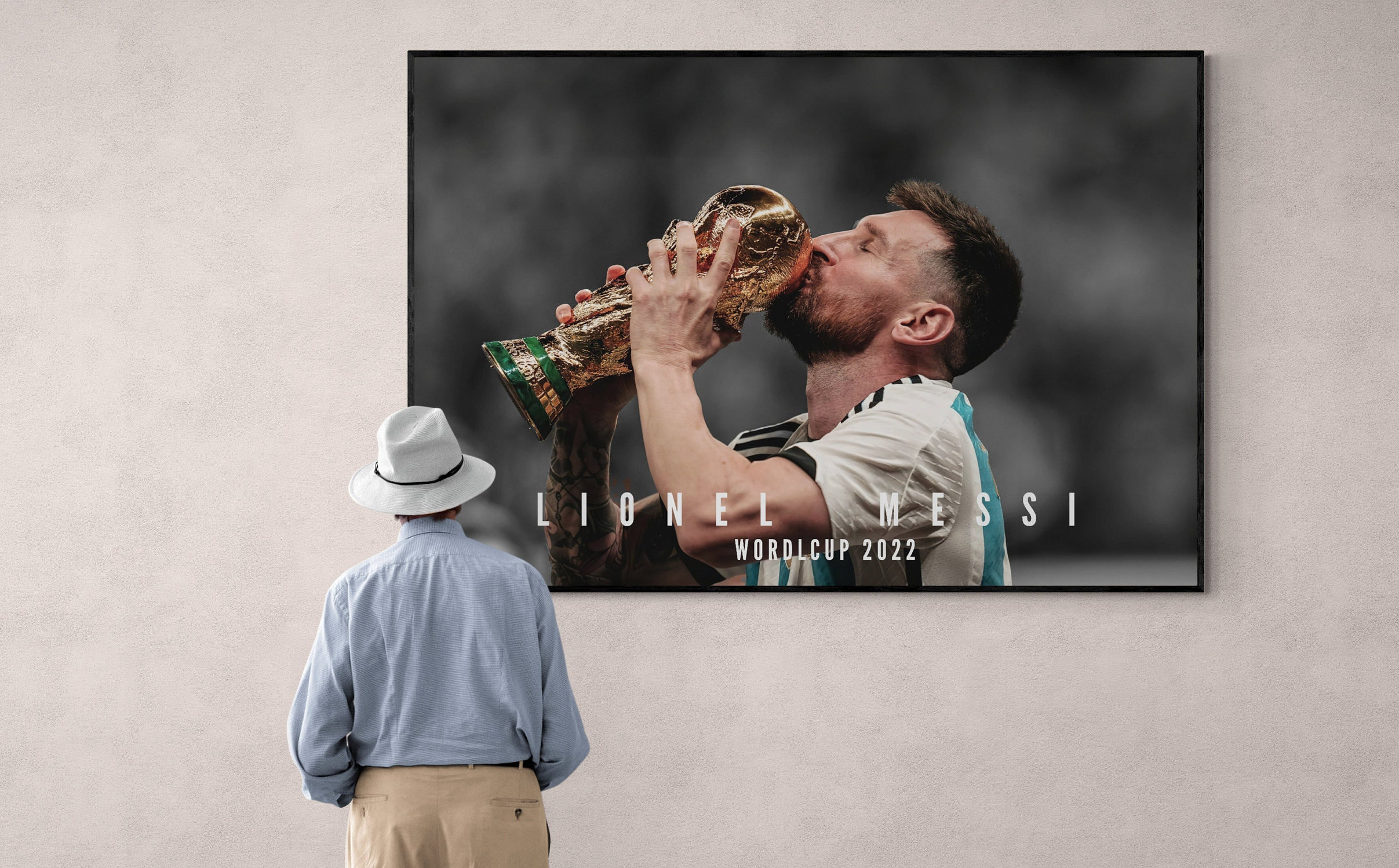 LIONEL MESSI Poster World Cup 2022 Poster Argentina Football - Etsy UK
