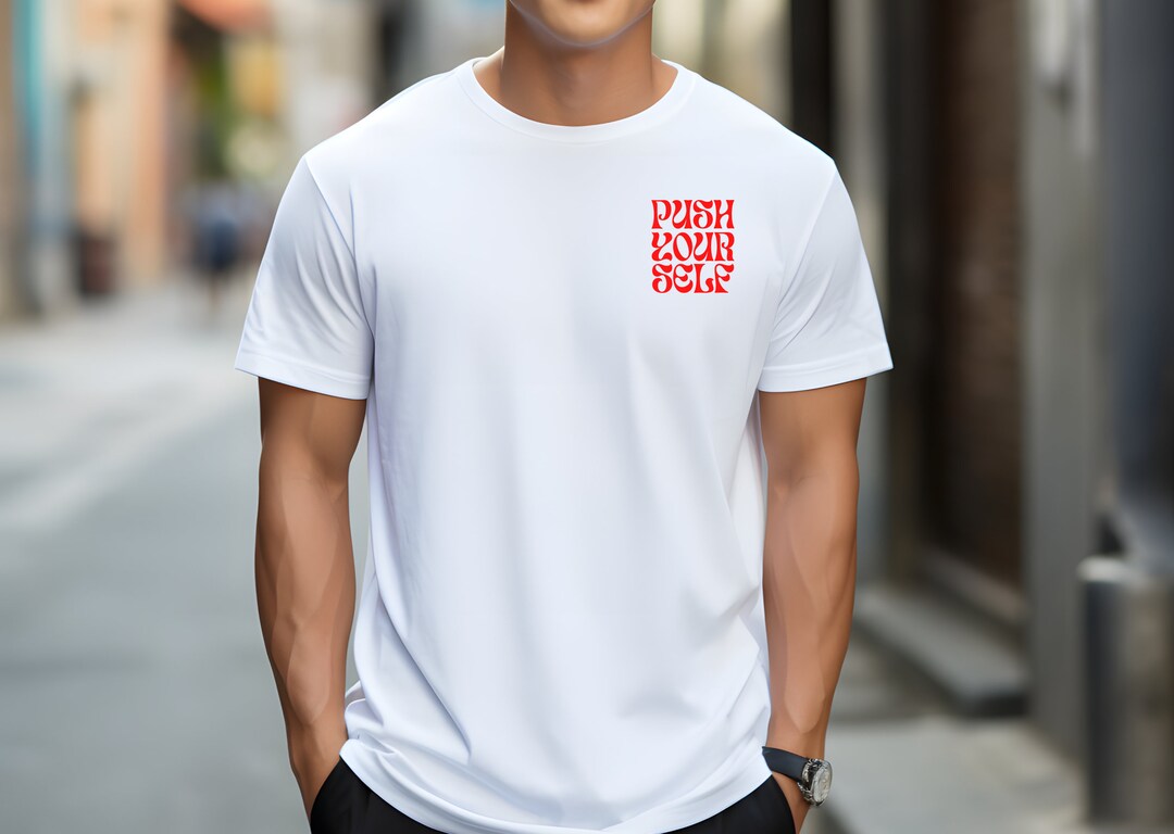 Push Yourself, Exercise, Athlete, Motivational, Workout Shirt ...