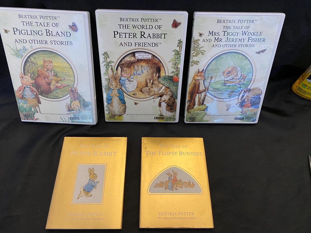 Beatrix Potter Peter Rabbit - BBC Video Dvds or Small Hardcover Books ...