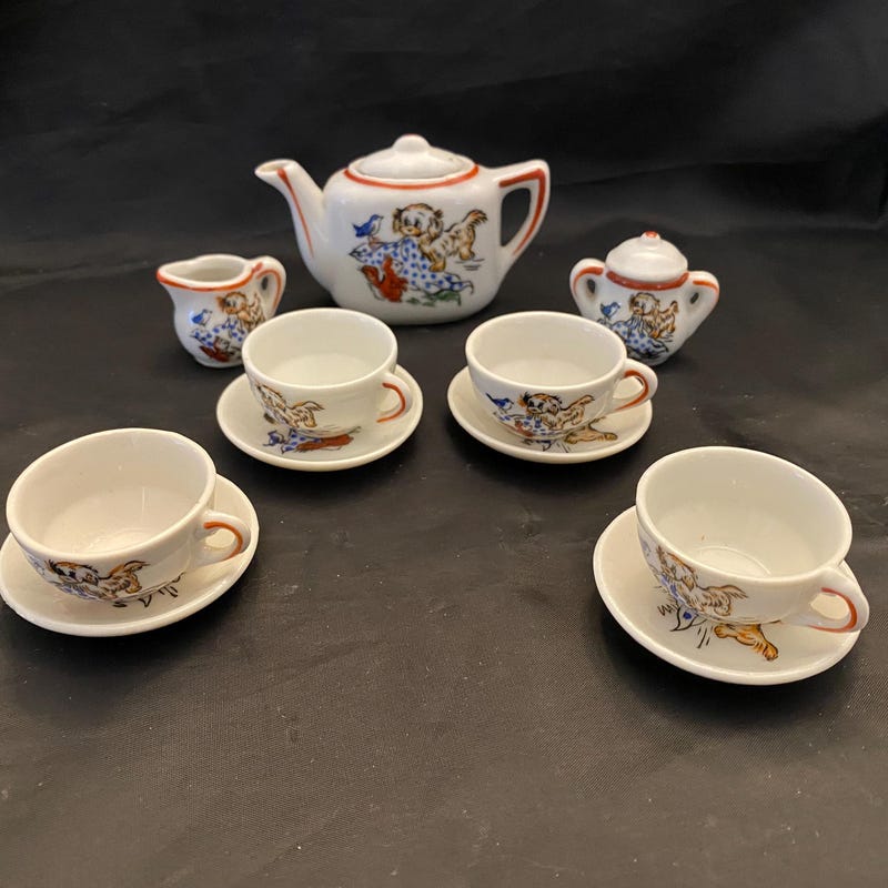 Vintage Childrens Tea Set Made in Japan - Etsy