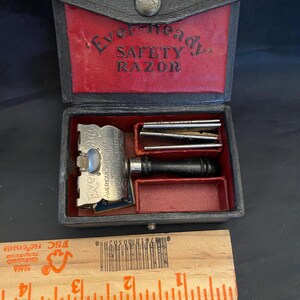 Antique Ever-ready Safety Razor Set - Etsy