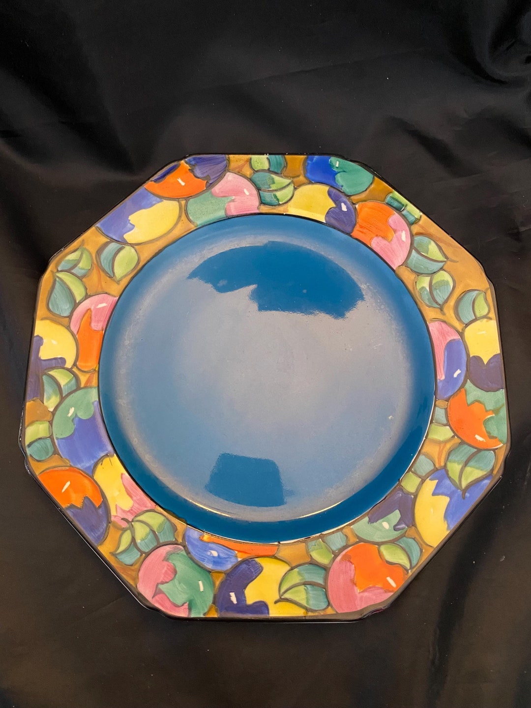 Bursley Ware Plate - Under Plate for Teapot - Etsy