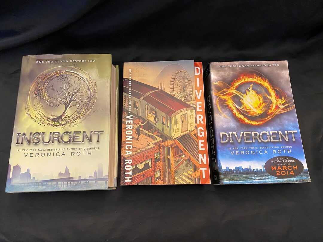 DIVERGENT SERIES - Veronica Roth First Editions - Etsy