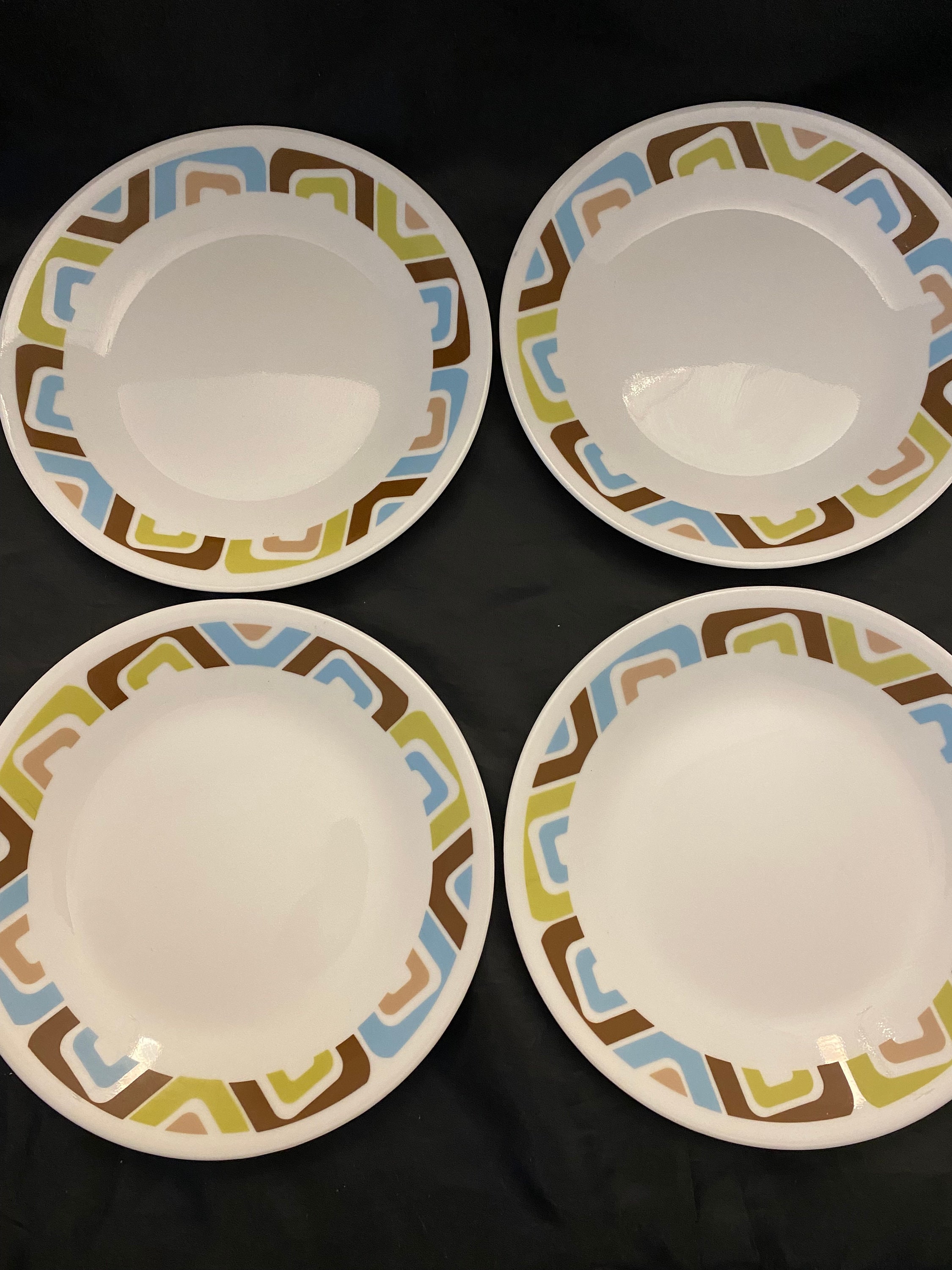 Corelle SQUARED Pattern Bread & Butter Plates - Etsy