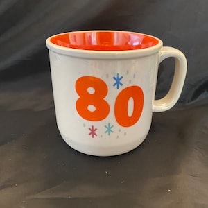 Hallmark 80th Birthday Mug - Etsy