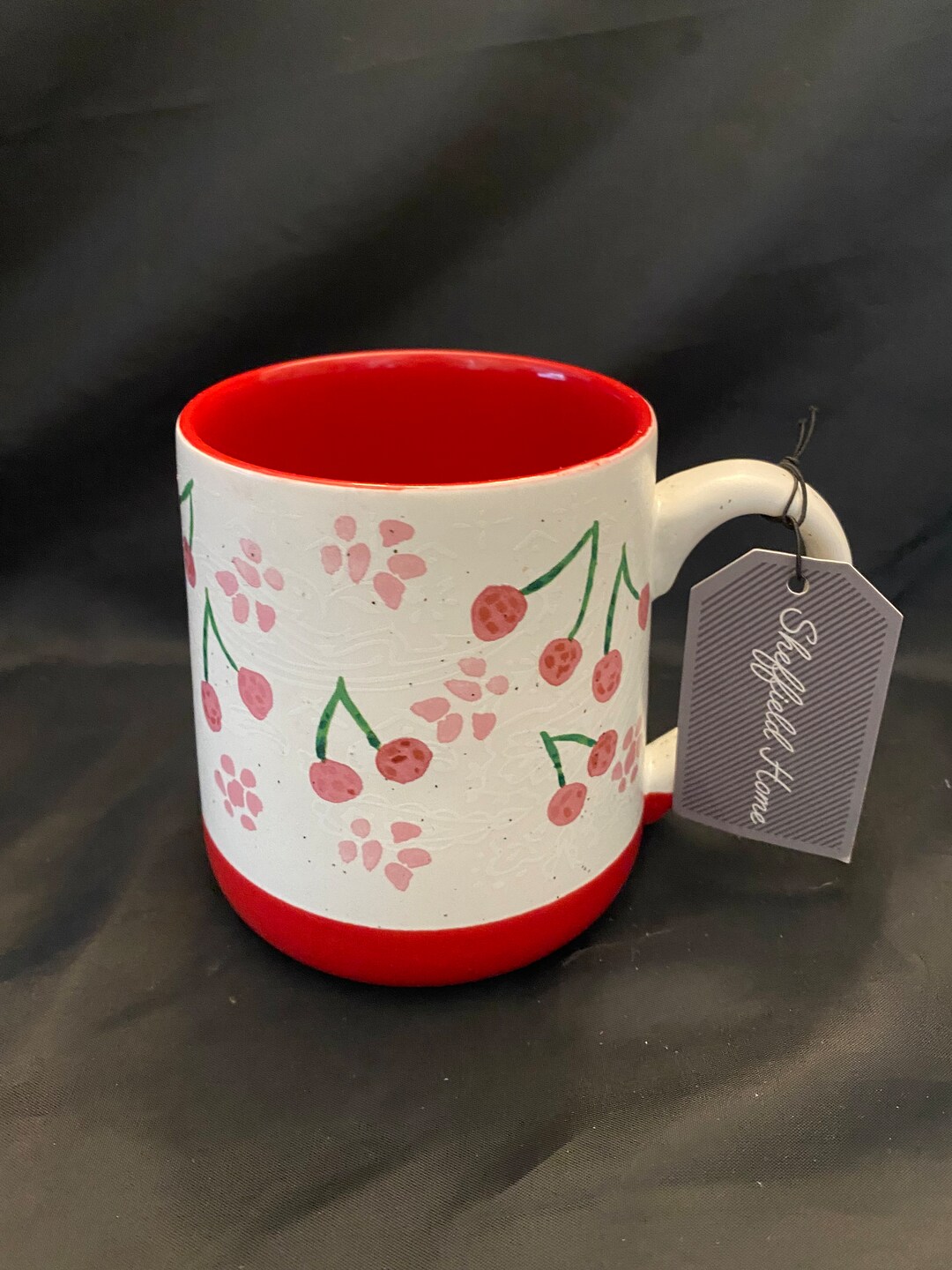 Sheffield Home White Cherry Blossom Mug NEW - Etsy