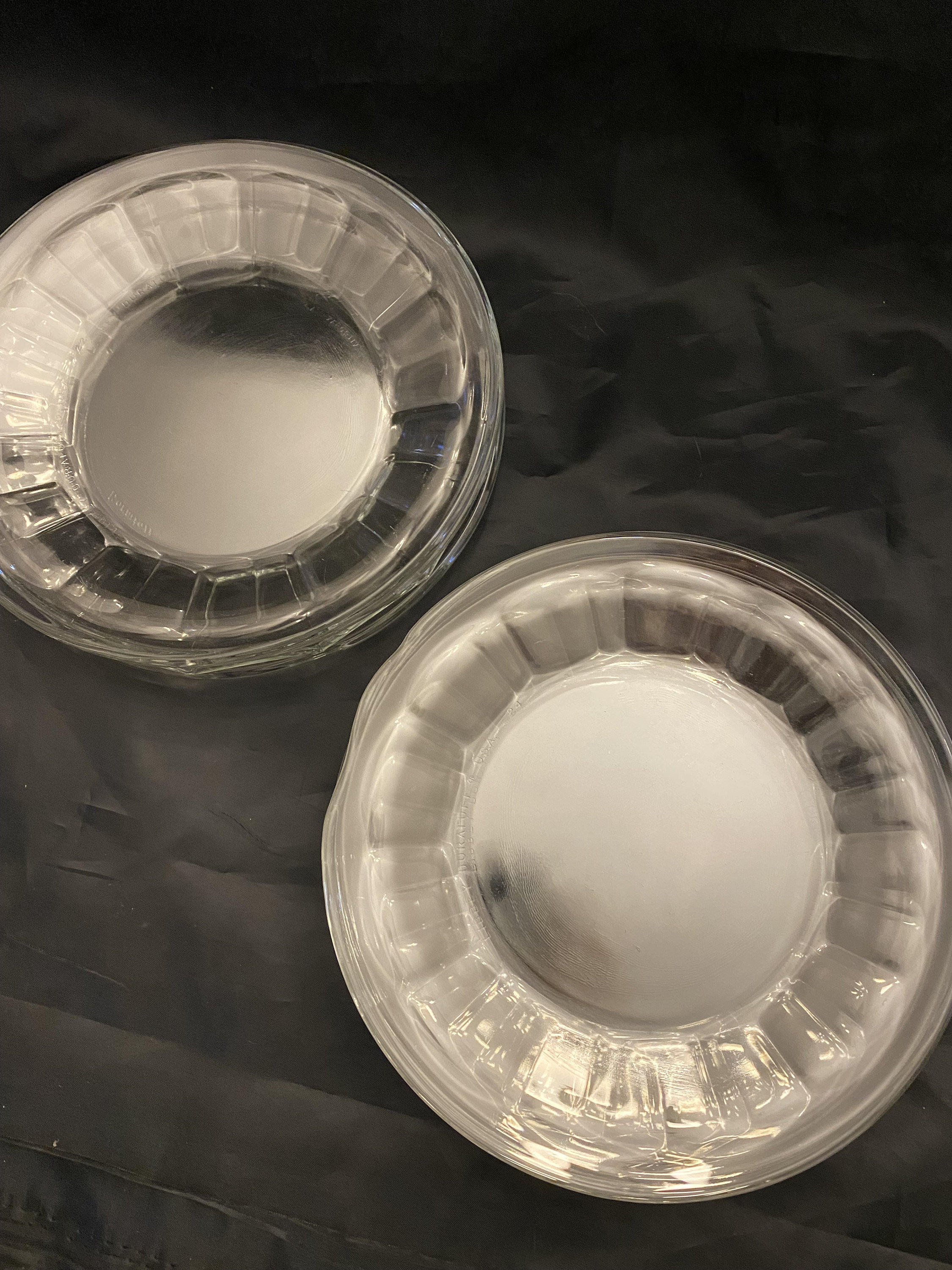 SET OF 4 LIBBEY Duratuff 7 1/2 Clear Glass Salad / Dessert Plates - Etsy