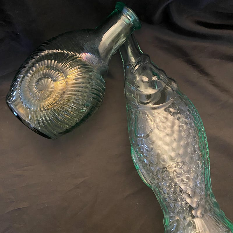 Shaped Glass Bottle - Etsy
