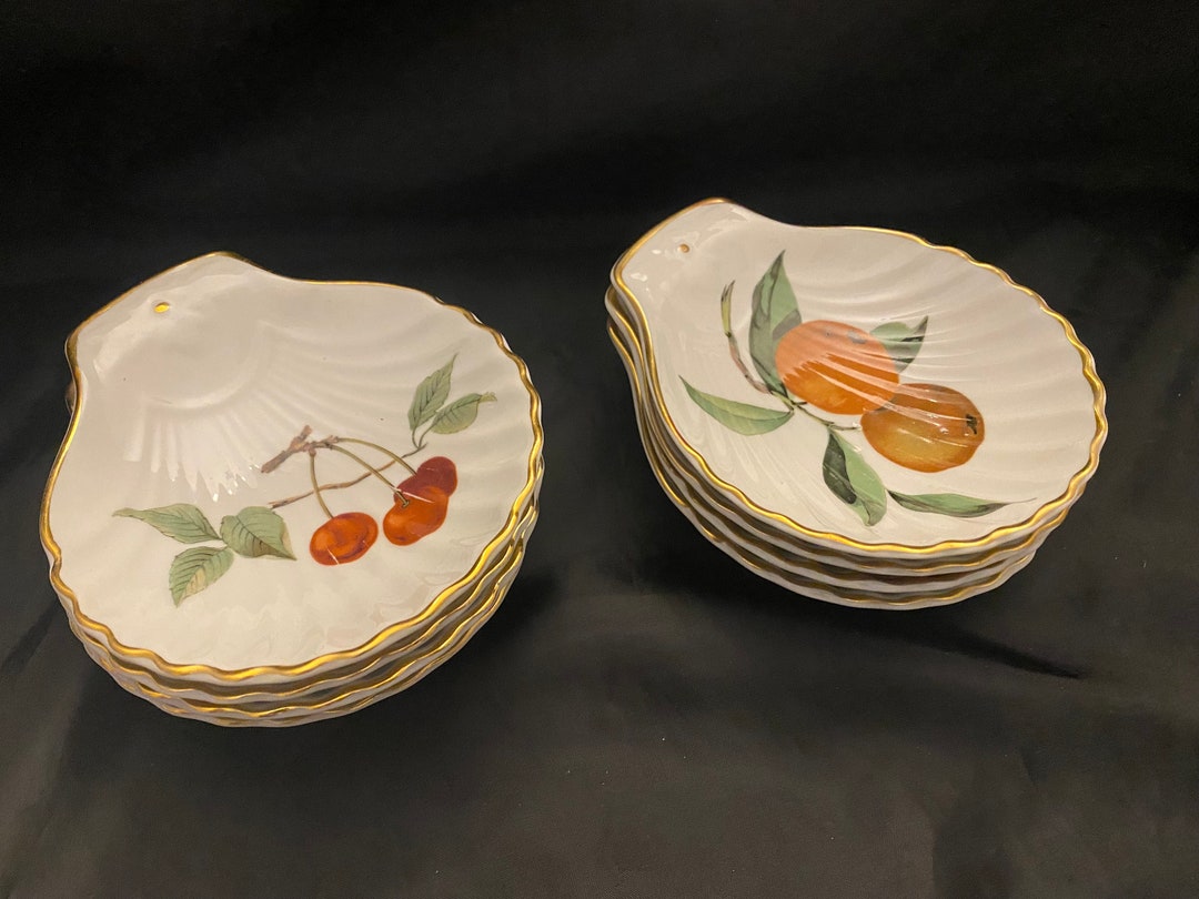 SET OF 4 Royal Worcester Evesham Shell Dishes Shape 52 Size 3 - Etsy
