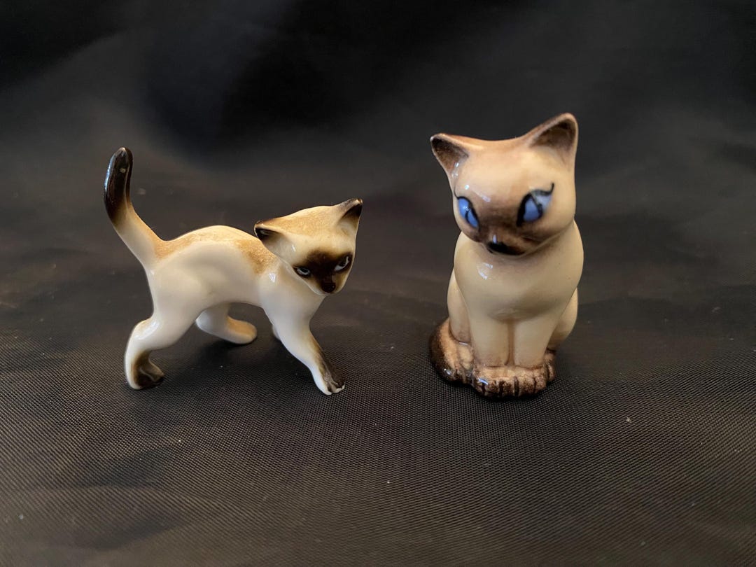 Hagen Renaker Porcelain Ceramic Miniature Siamese Cats - Etsy