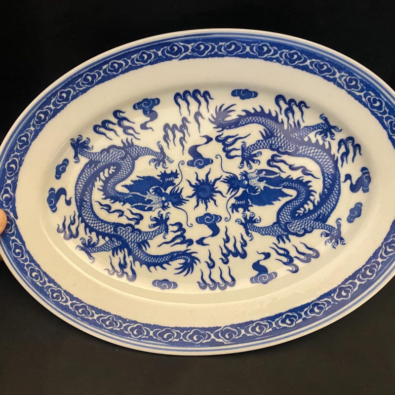 Porcelain Chinese Platters - Etsy