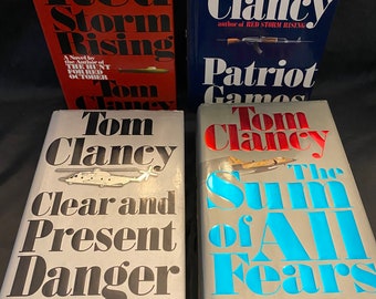 1984 the Hunt for Red October Tom Clancy First Novel Book Club Edition ...