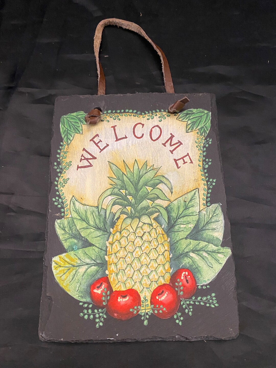 Decorative Slate WELCOME Sign - EVERGREEN Enterprises - Etsy