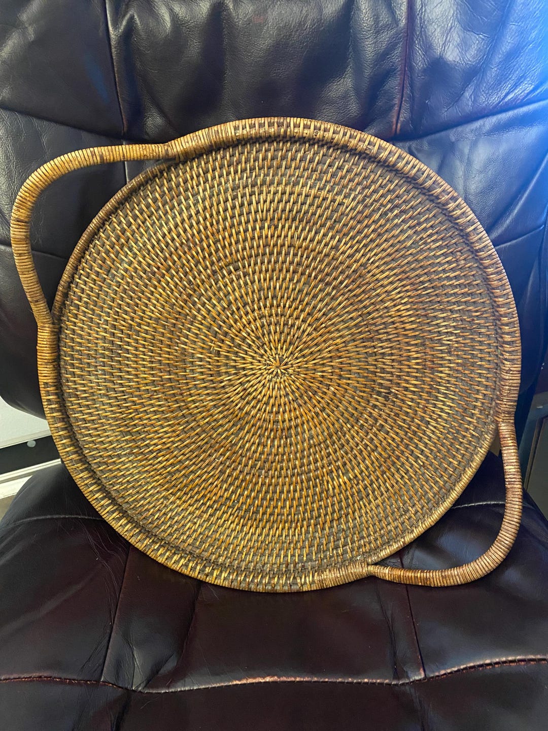 The Pampered Chef Woven Selections 17" Tray With Handles - Etsy