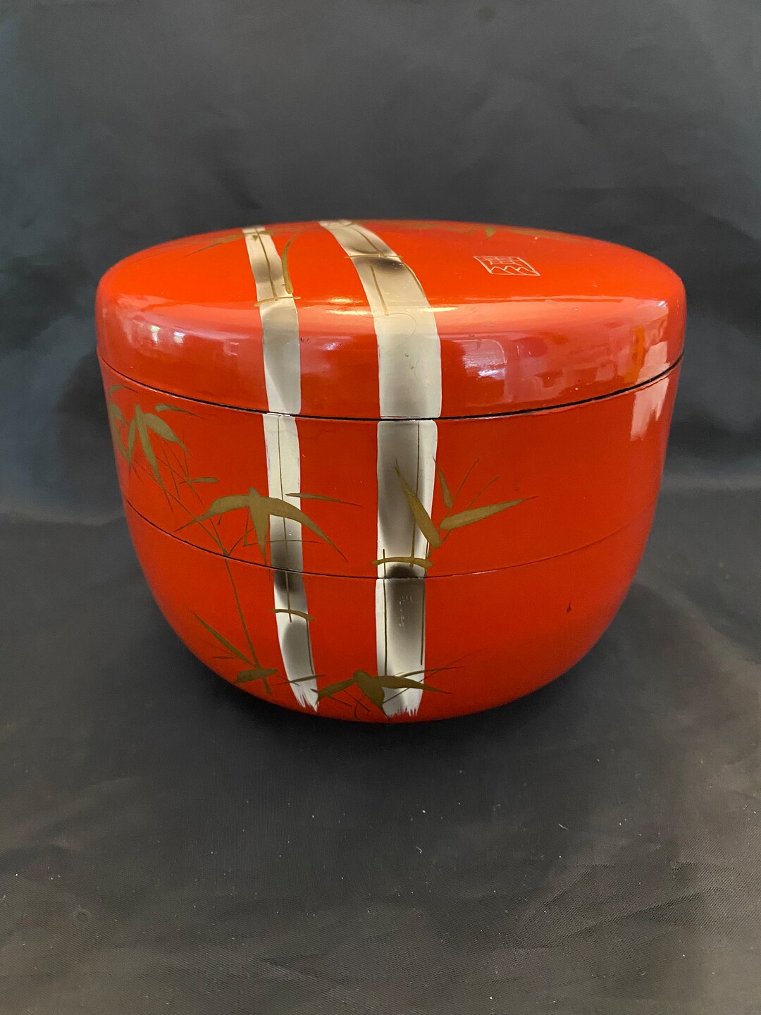 VTG Japanese Lacquerware Stackable 3-tiered Bento Box With Lid - Etsy