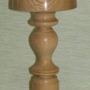 Short Wig Hat Stand Engraved Wooden Hardwood Dark or Light Oak ...