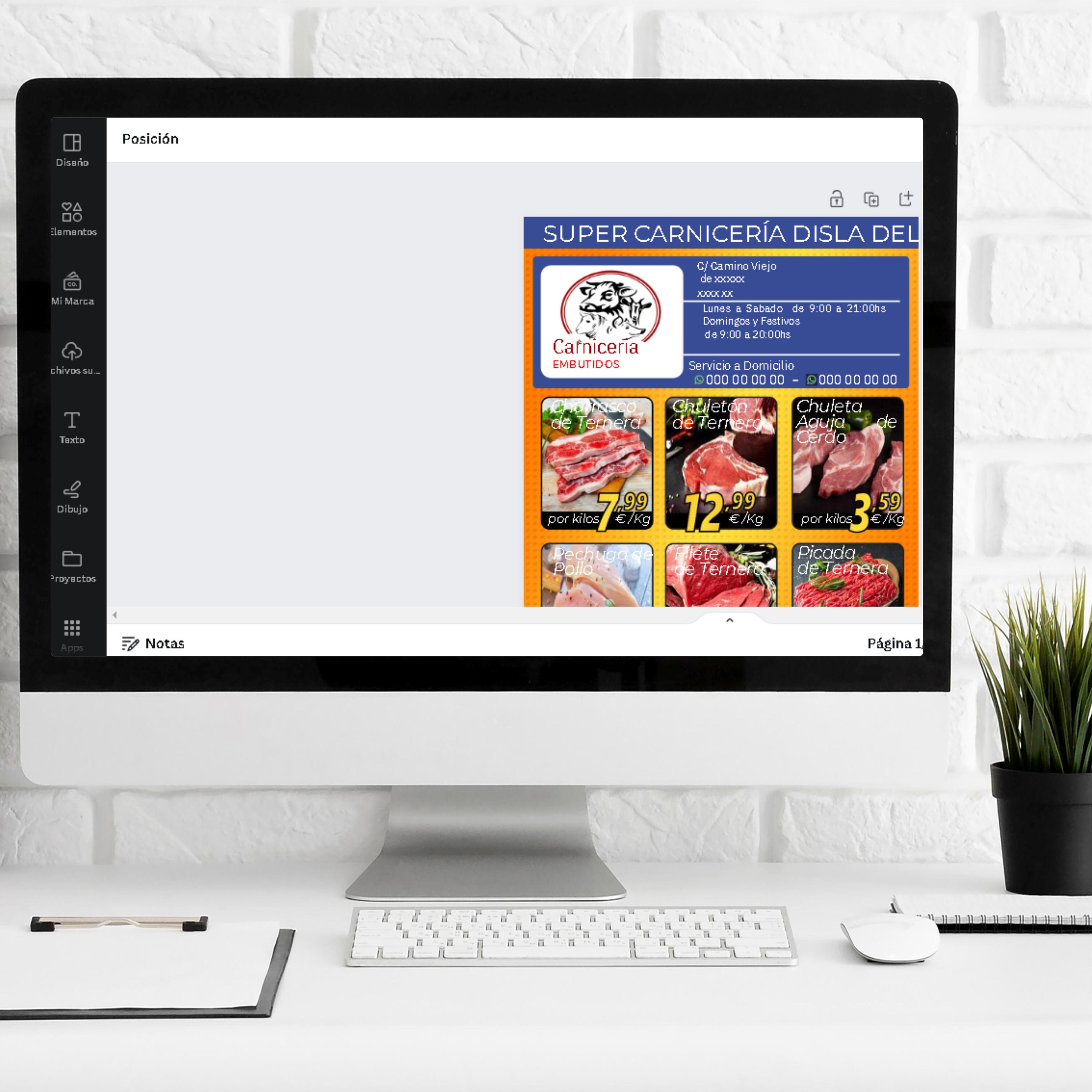 Butcher Shop Flyer, Template Design, Butcher Shop Flyer, Meat Product ...