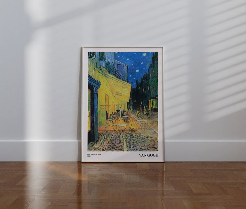 Vincent Van Gogh Cafe Terrace Print Van Gogh Art Print Café Terrace at ...