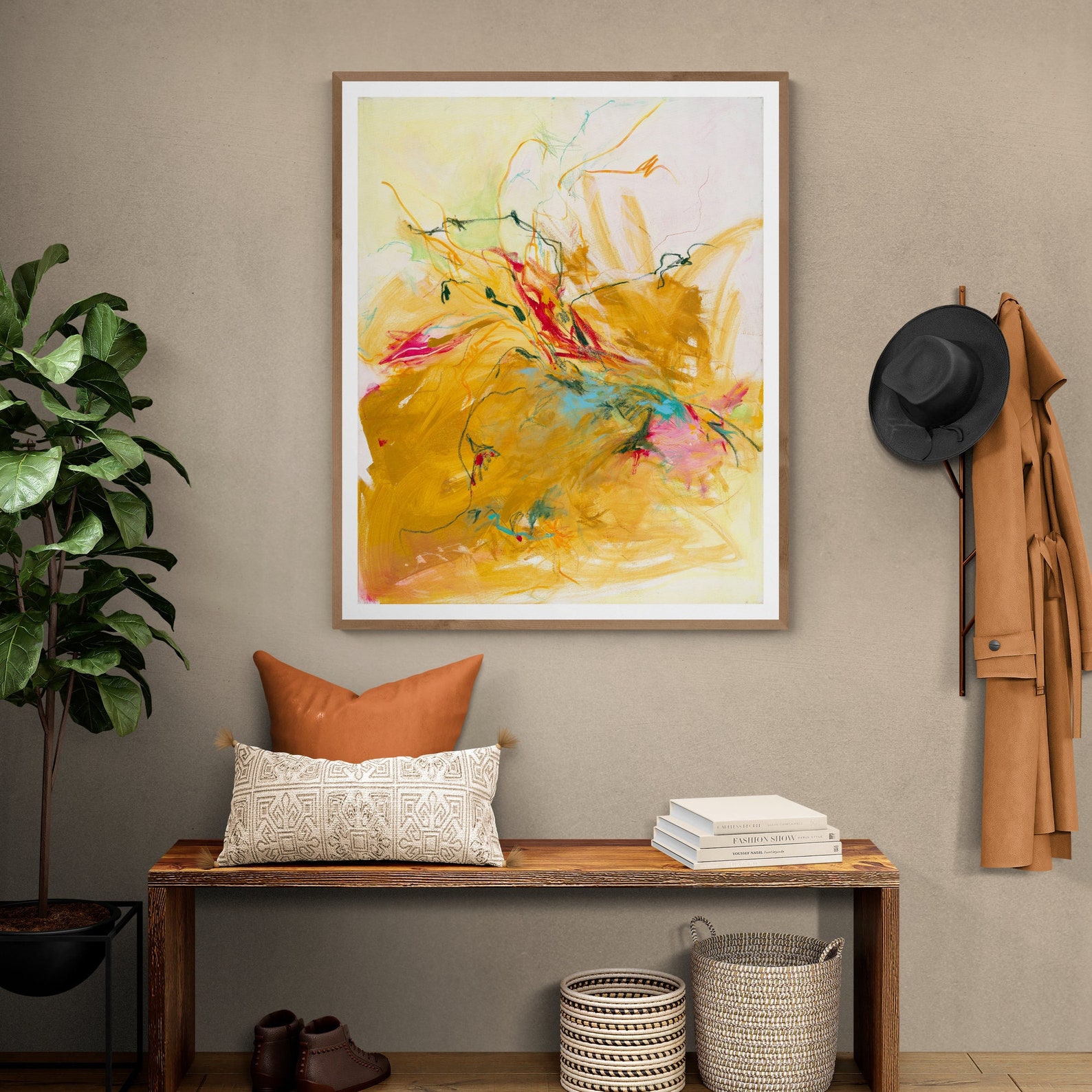 Abstract Large Wall Décor Original Art Original Print on - Etsy