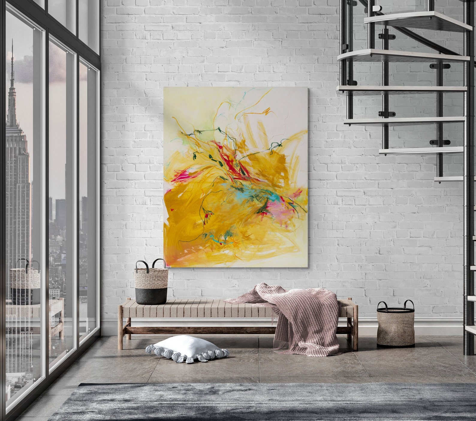 Abstract Large Wall Décor Original Art Original Print on - Etsy