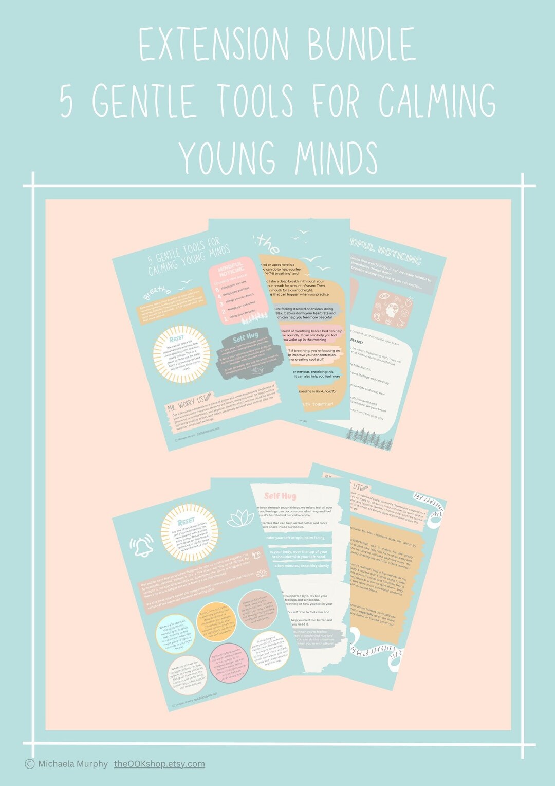 Bundle 5 Gentle Tools for Calming Young Minds - Tips Techniques ...
