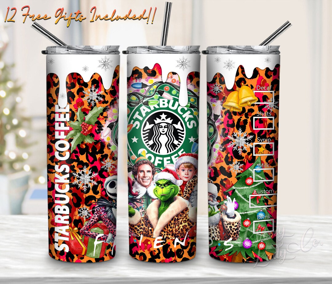 Christmas Movie Coffee Cup 20 Oz Tumbler Wrap Christmas - Etsy