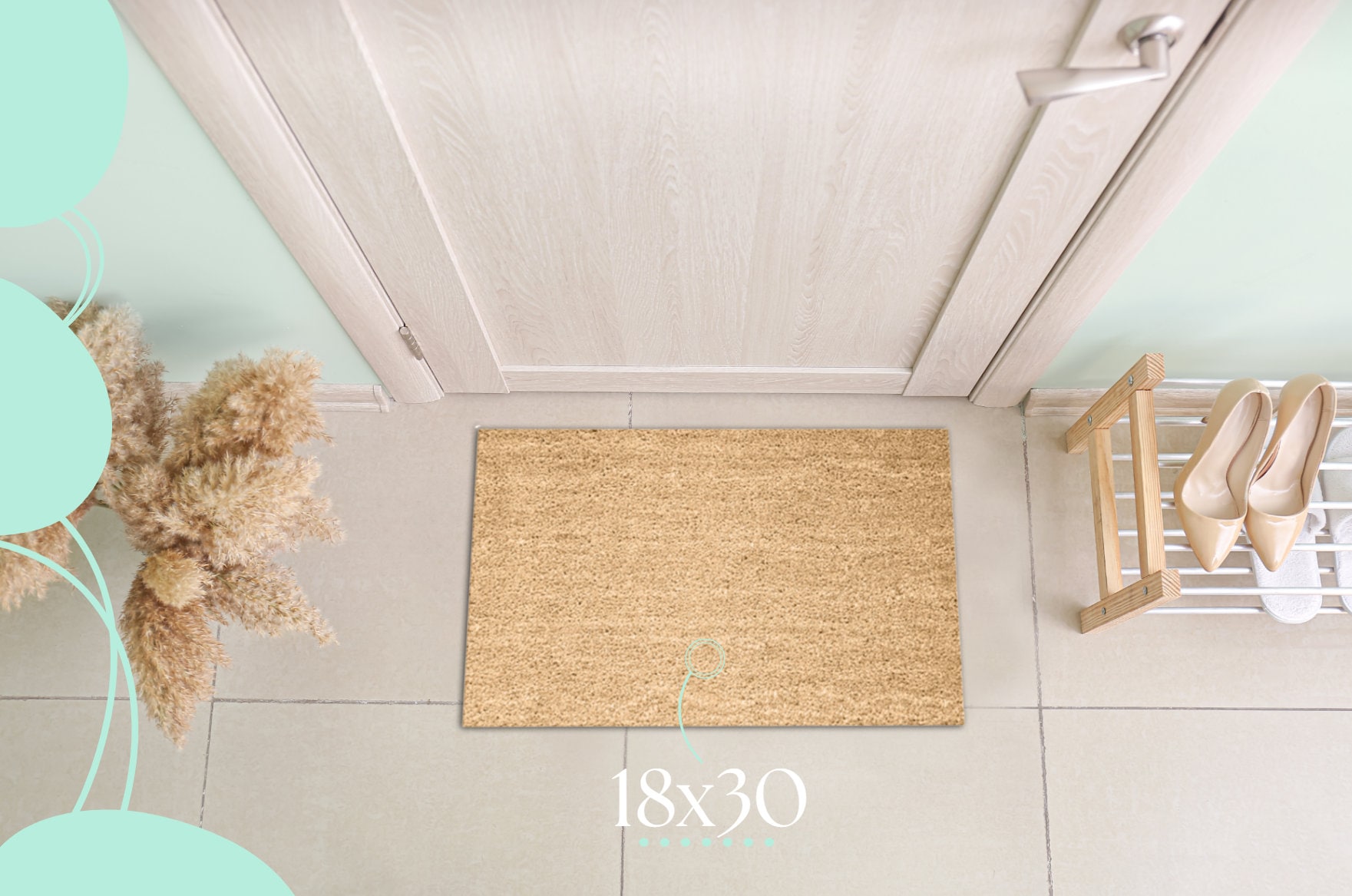 Custom Business Logo Door Mat - Your Text Here - Personalized Doormat ...