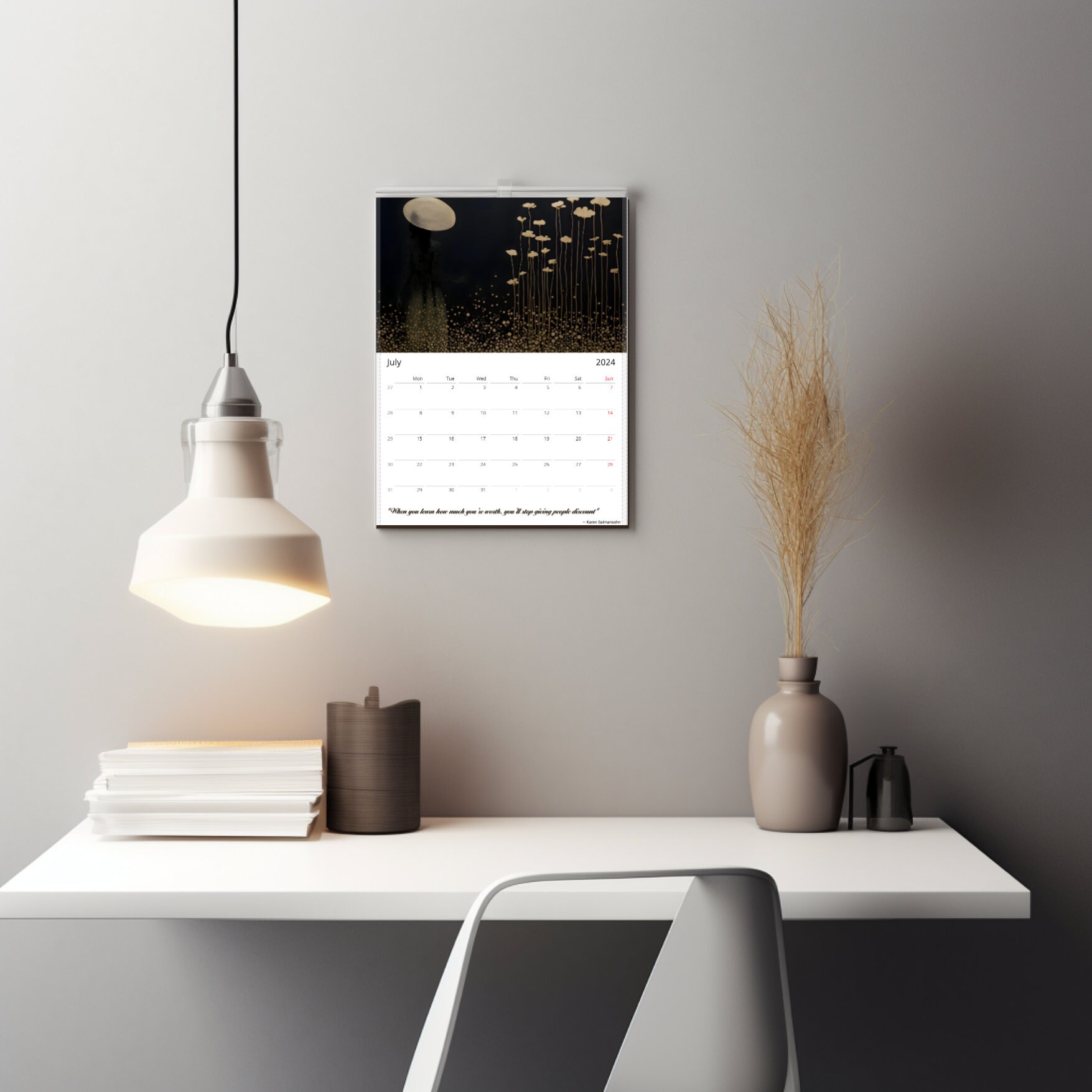 2024 Empowering Wall Calendar A3 exclusive Women's - Etsy