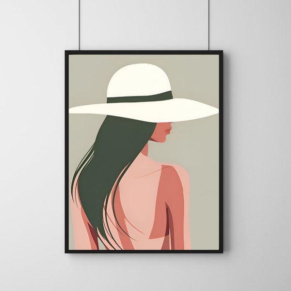 Woman Back Portrait - Etsy