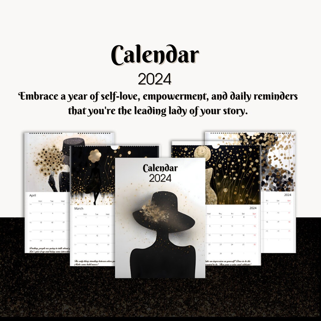 2024 Empowering Wall Calendar A3 exclusive Women's - Etsy