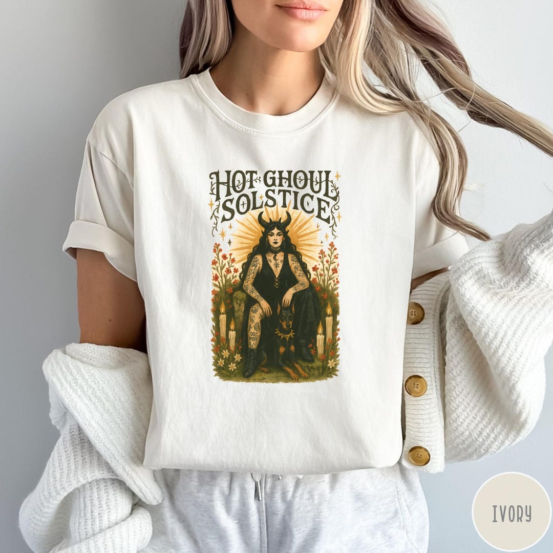 Dog Mom Shirt Solstice Tee Witchy Summer Gothic Litha Comfort Colors ...