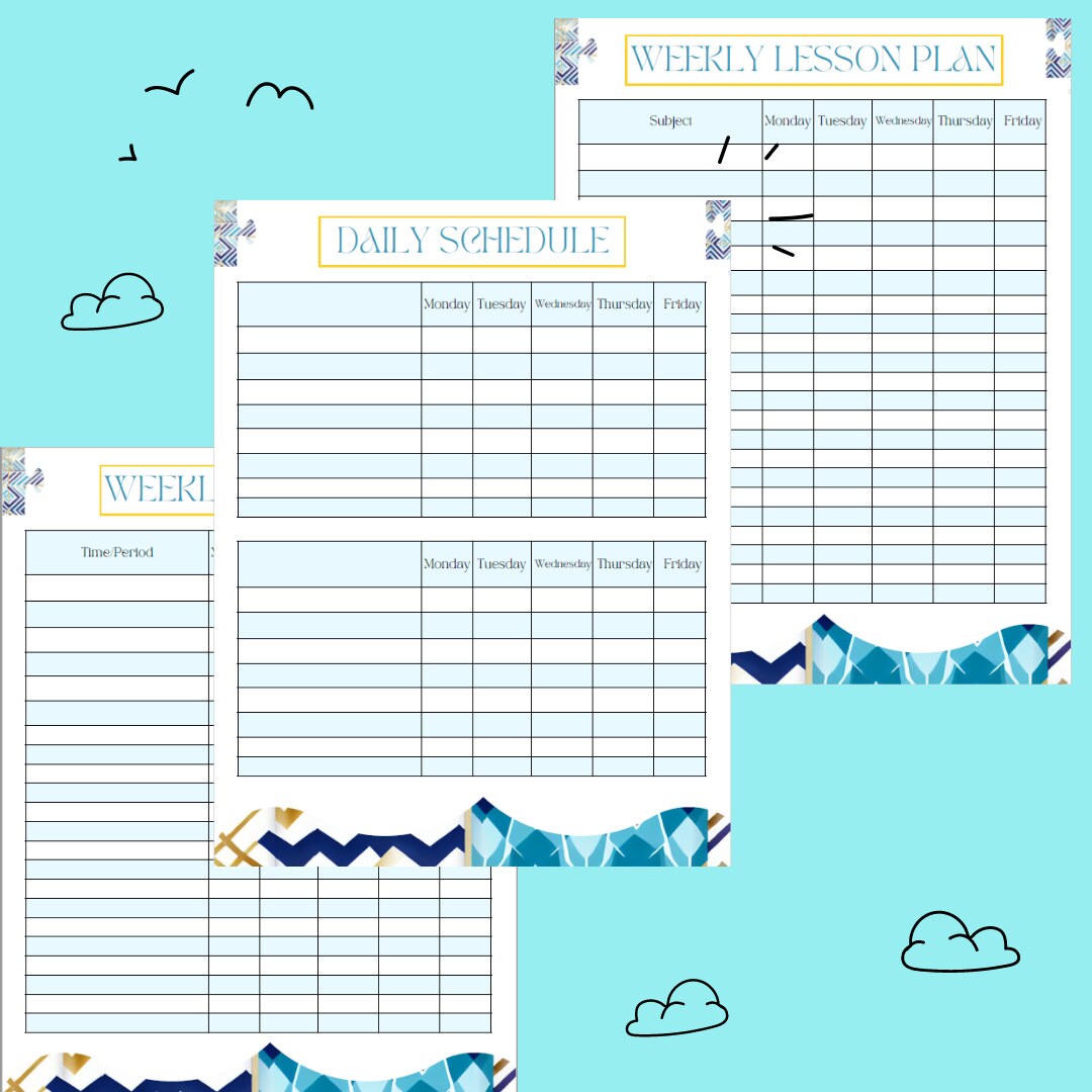 Printable Teacher Planner Classroom Organization Teacher - Etsy