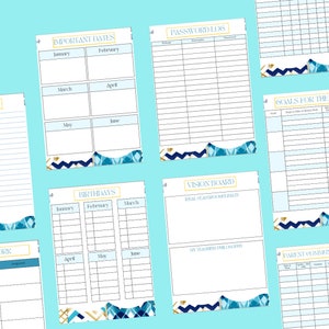 Printable Teacher Planner Classroom Organization Teacher Organizer ...