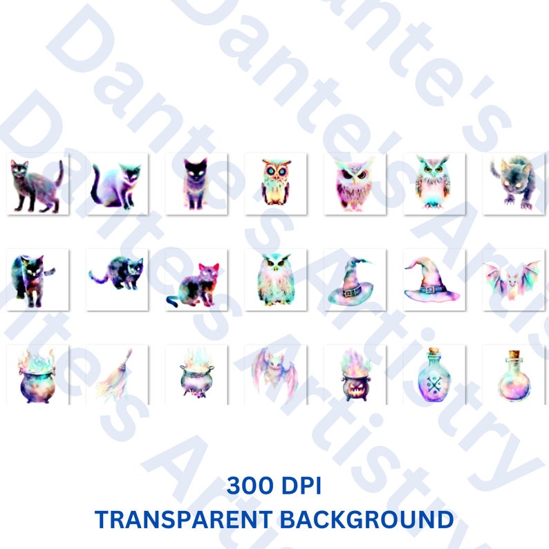 Pastel Halloween Clipart Pastel Halloween Witch Hat Clipart Pastel ...