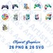 Arcade Fun in Every Pixel Explore the Collection Arcade Game Clipart ...